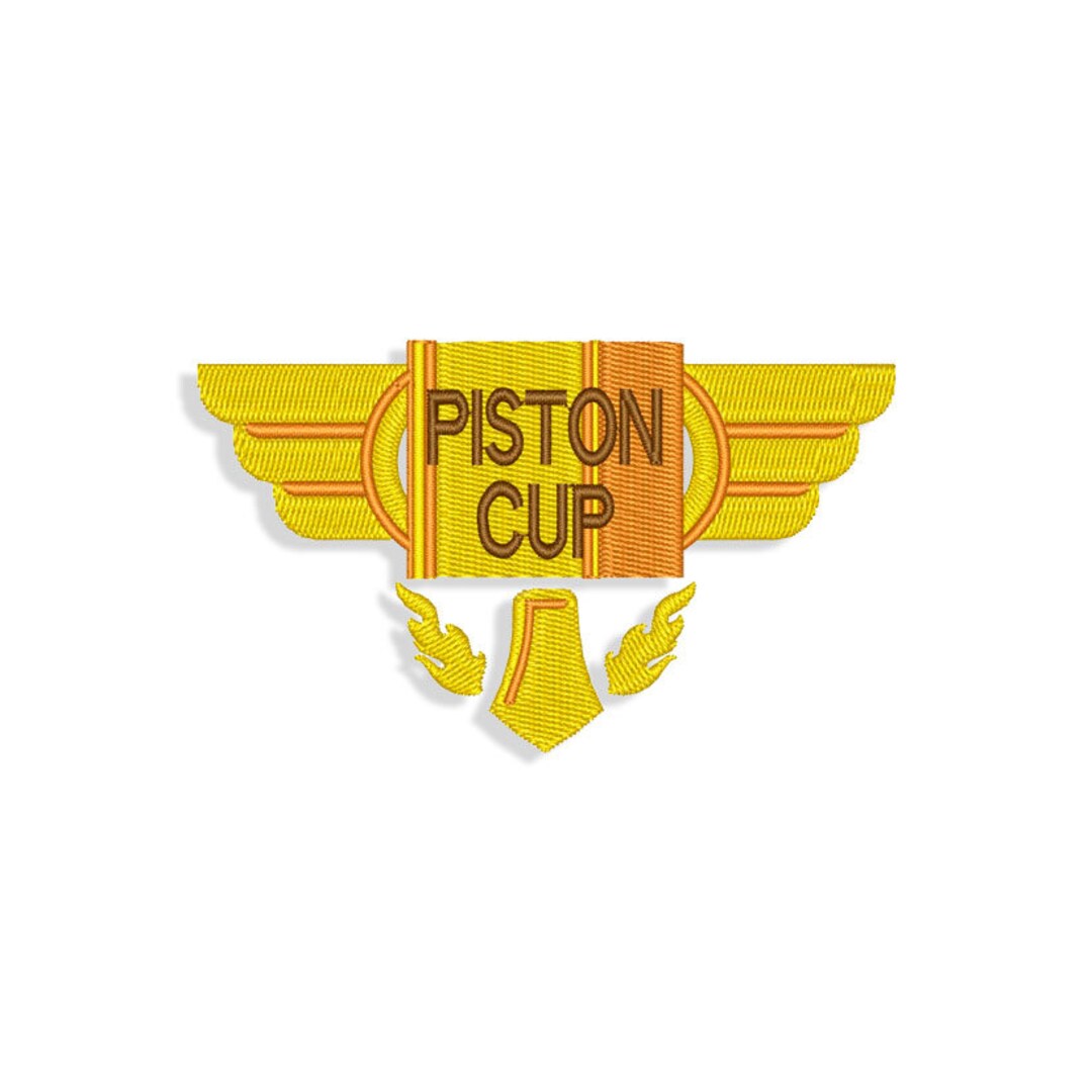Piston Cup Embroidery Designs, Cars Embroidery Design. Multiple Sizes ...