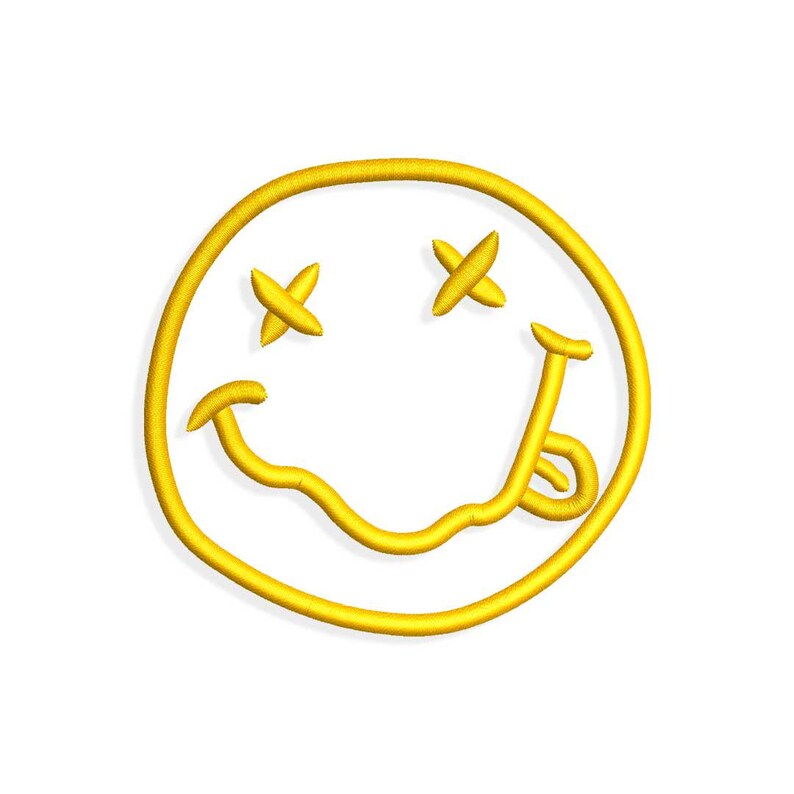 Smile Embroidery Designs, Smiley Face Embroidery Design. Multiple Sizes ...