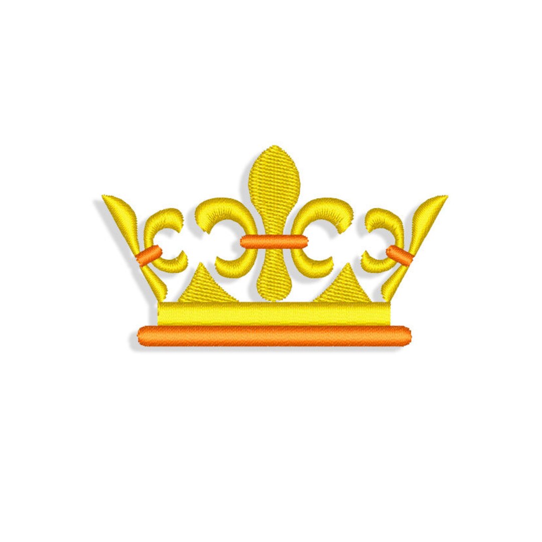 Crown Embroidery Designs, Kings Crown Embroidery Design. Multiple Sizes ...