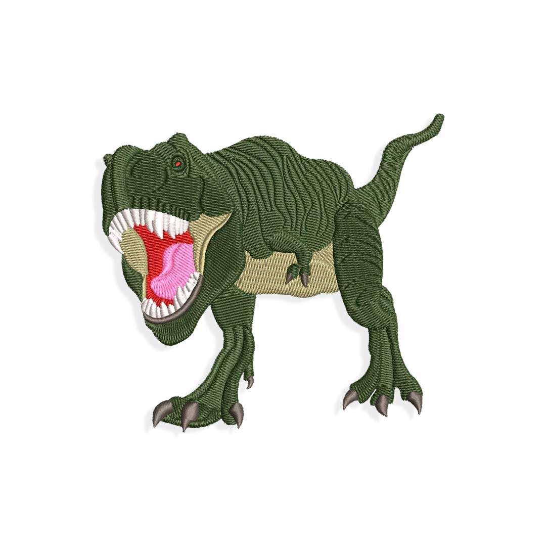 T-rex Dinosaur Embroidery Designs, T-rex Embroidery Design. Multiple ...