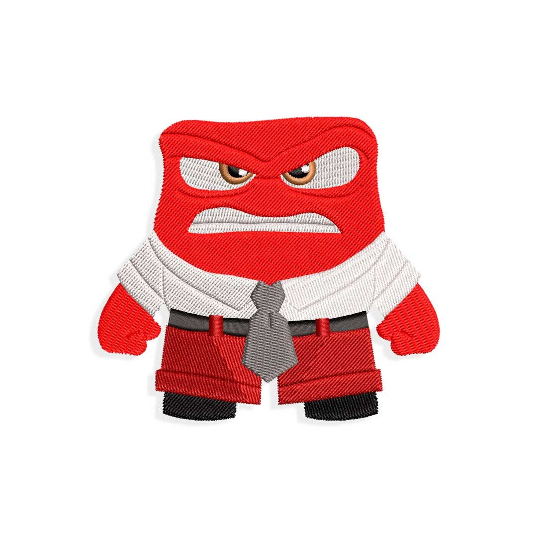 Anger Embroidery Designs, Inside Out Emotions Embroidery Design ...
