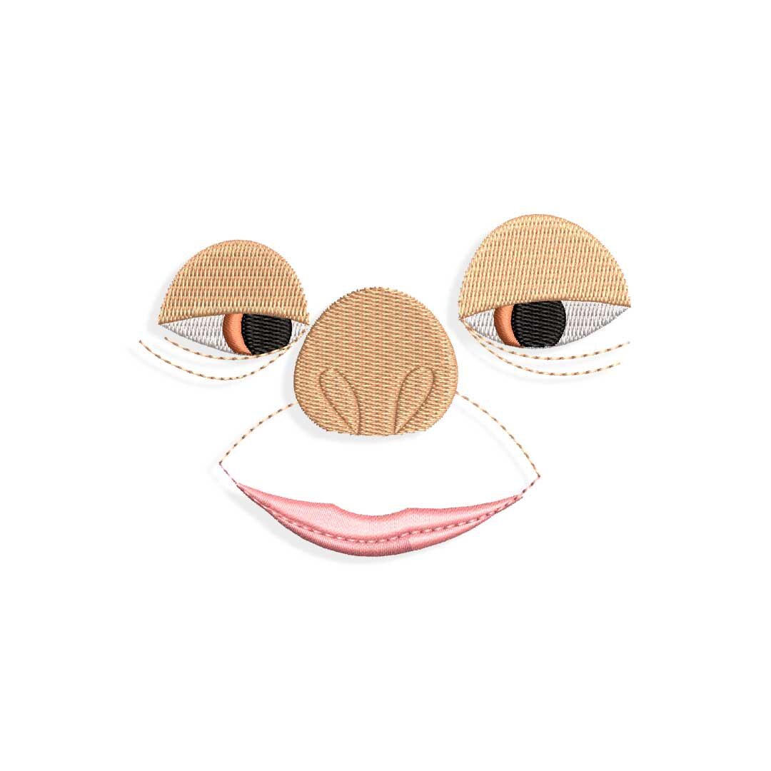 Incredibles Edna Embroidery Designs, Face Embroidery Design. Multiple ...