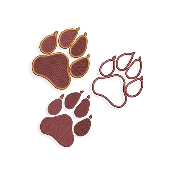 Wildcat Paw Print - Etsy