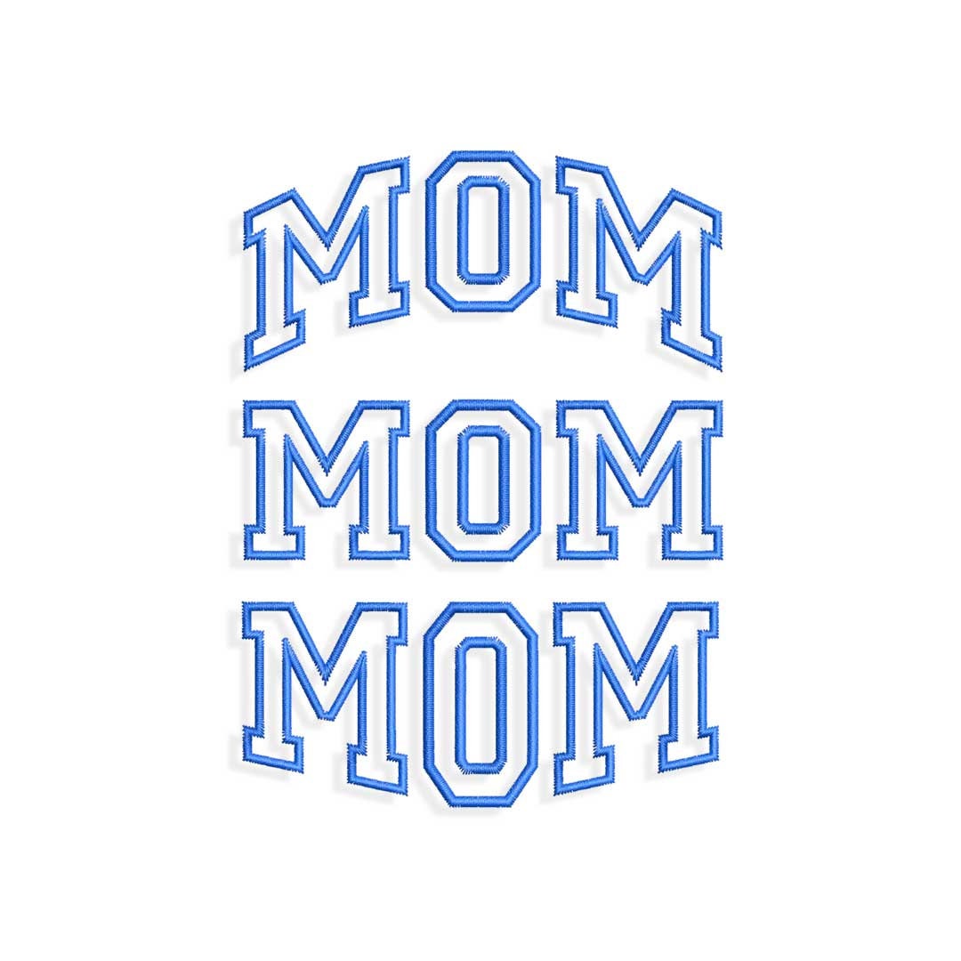Bundle of Words Mom Embroidery Designs, Mom Embroidery Design. Multiple ...