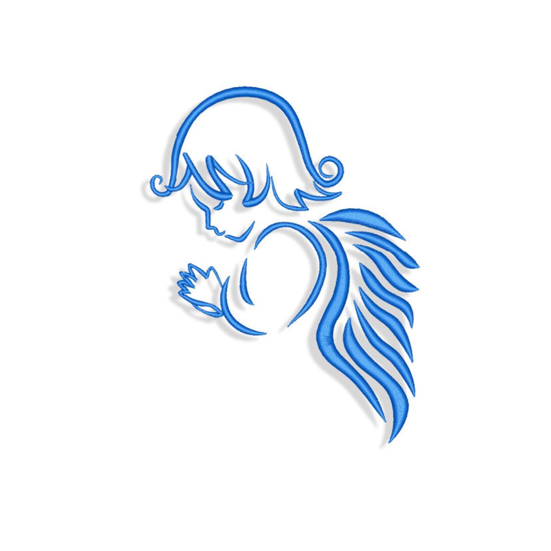Angel Embroidery Designs, Angel Wings Embroidery Design. Multiple Sizes ...