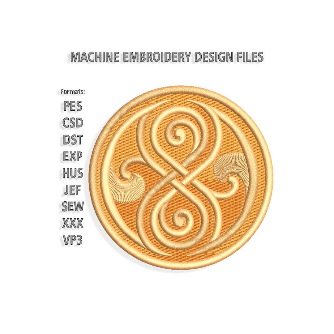 Doctor Who Rassilon Embroidery Designs, Dr Who Embroidery Design Files ...