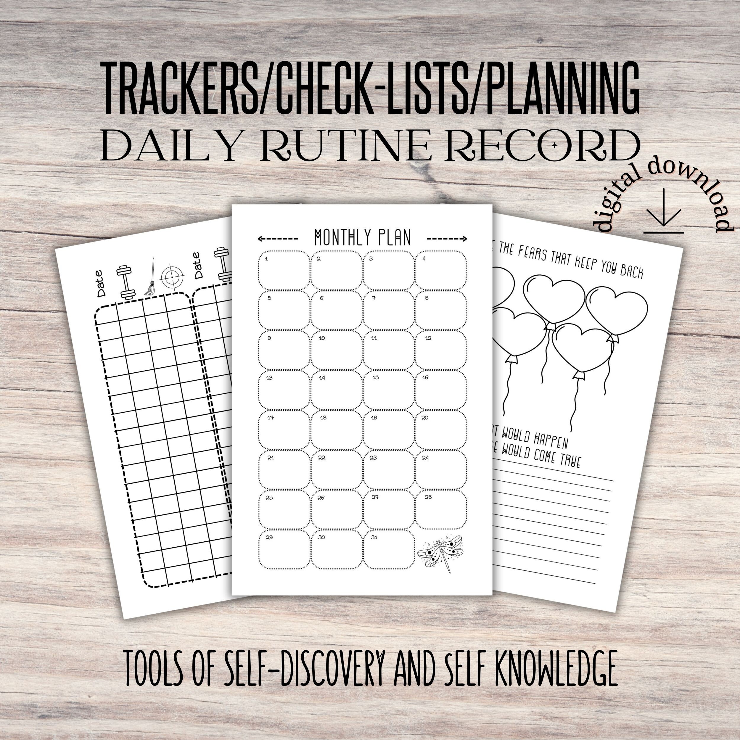 Printable Self-awareness & Self-improvement Journal. Self-love Journal ...