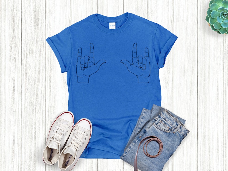 ASL, Asl Gifts, Asl Shirt, Sign Language, Sign Language Shirts, I Love ...