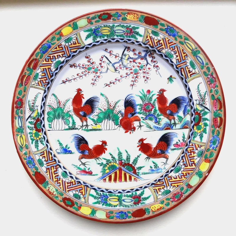 Ceramic Hong Kong Plates - Etsy