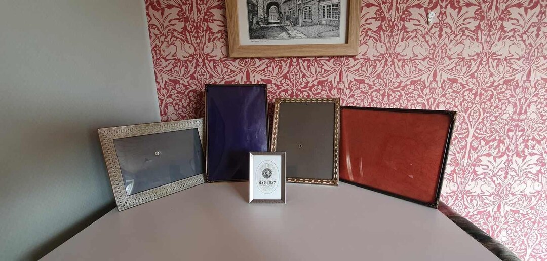 Vintage Metal Photo Frame Set - Scandinavia MCM - 1950s, 1960s, 1970s ...