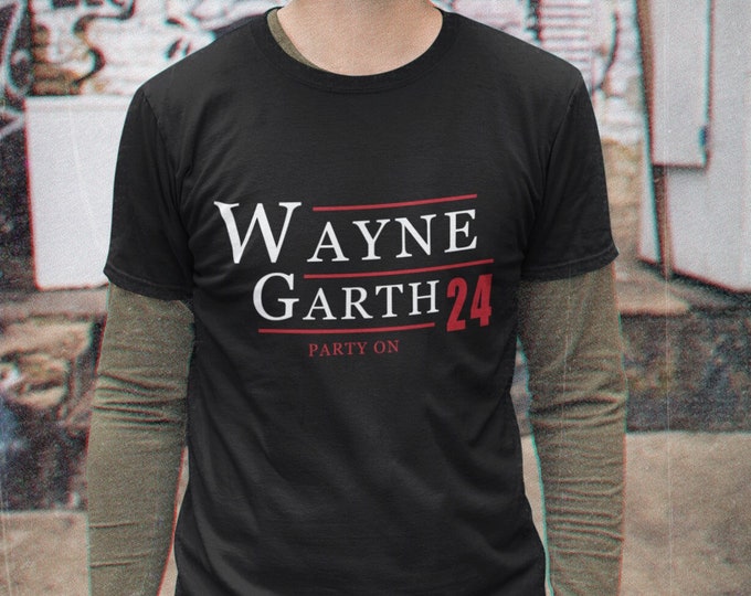 Party on Wayne Party on Darth T Shirt Garth Vader Graphic Tshirt - Etsy