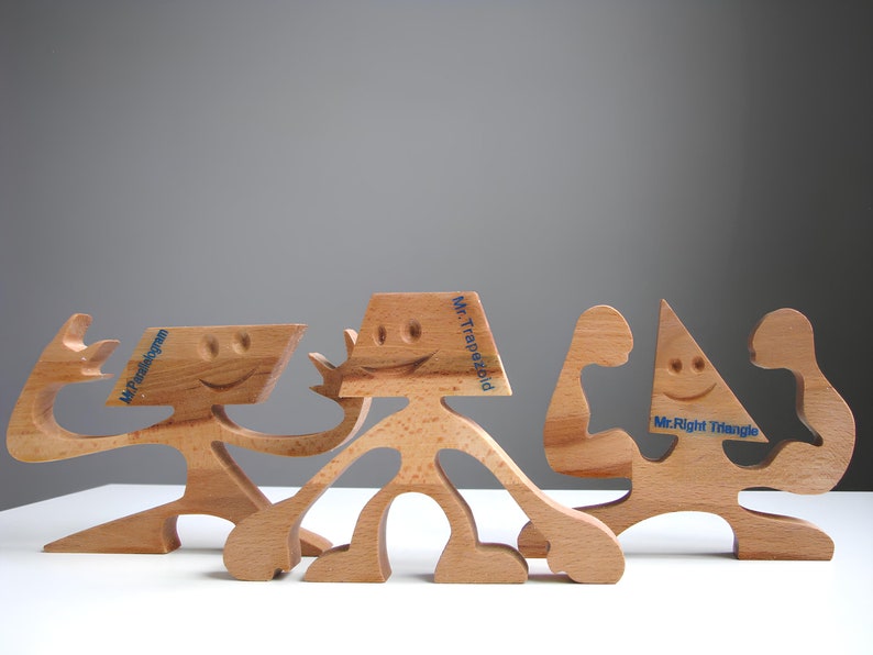 Wooden Toys, Toys in the Form of Geometric Shapes, Educational Toys ...