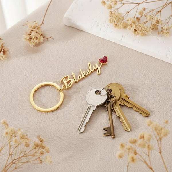 Cute Name Key Chain - Etsy