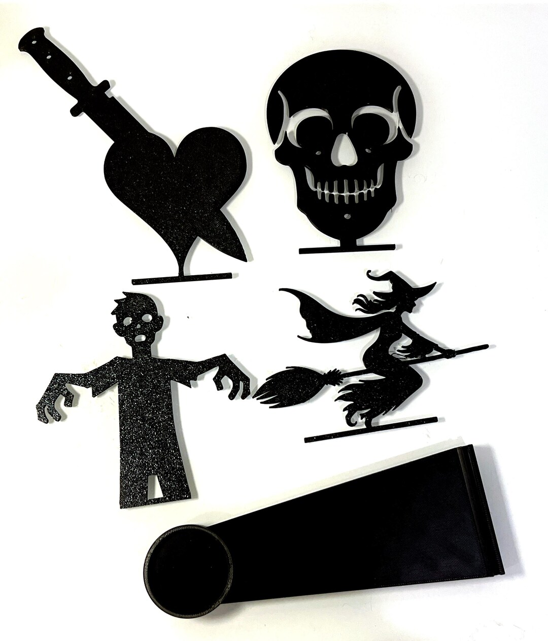 Create Spooky Shadows With the Tealight Shadow Caster Halloween 4-piece ...
