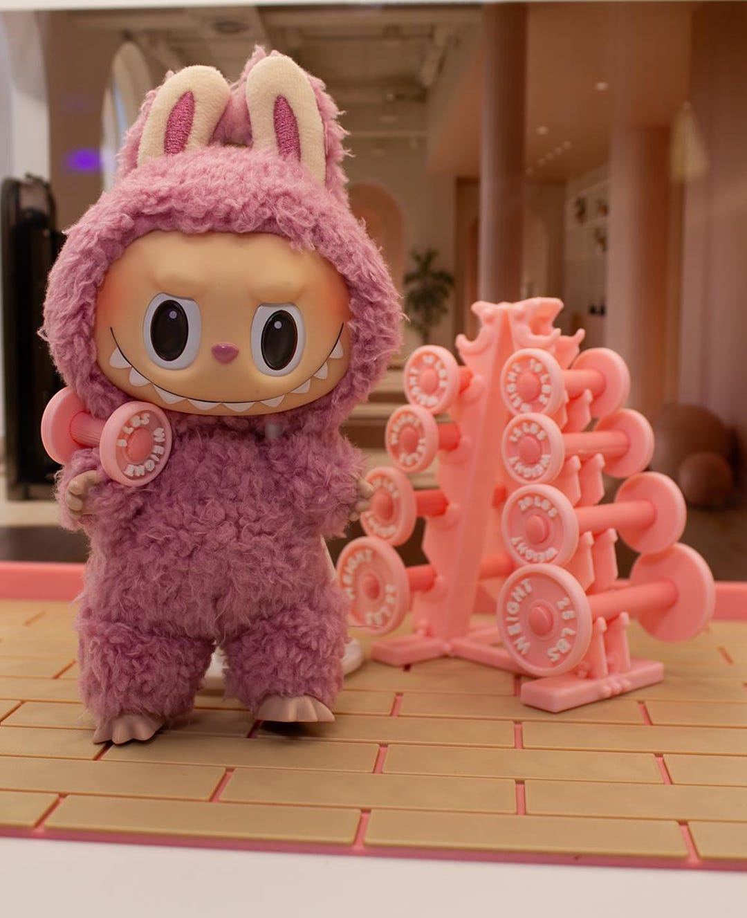 Dumbbell Weight Set for Dolls – Doll-sized Fitness Gym Accessory for ...