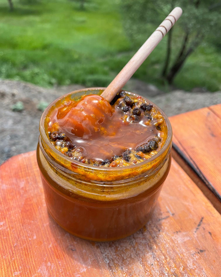 Luxury Honey Blend. Honey, Pollen, Propolis, Royal Jelly, Bee Bread ...