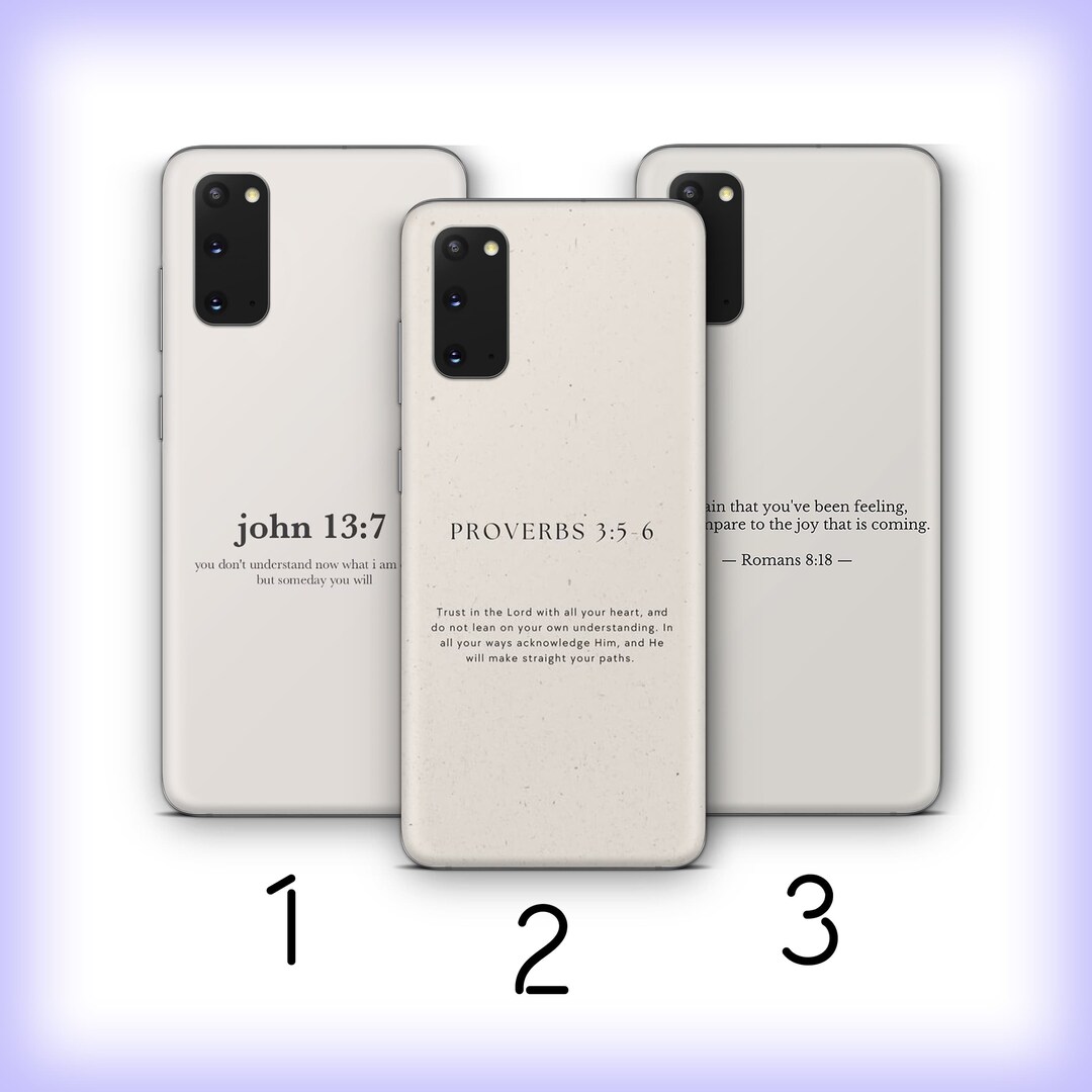Bible Verse 2 Phone Case Cover for Samsung Galaxy S20 S21 S22 S23 S24 ...