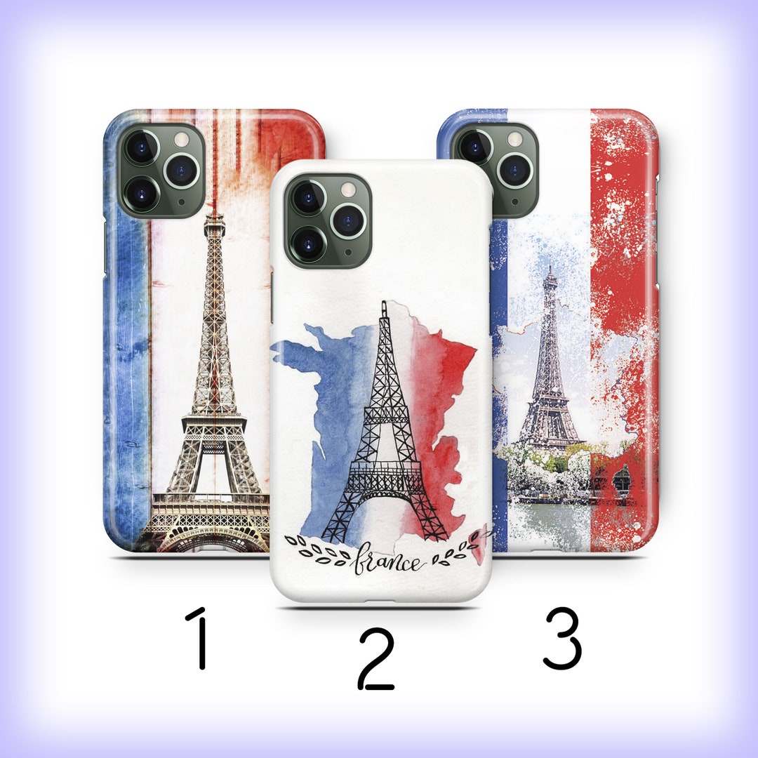 French Flag 2 Phone Case for Apple iPhone 11 12 13 14 15 16 E 17 Air ...