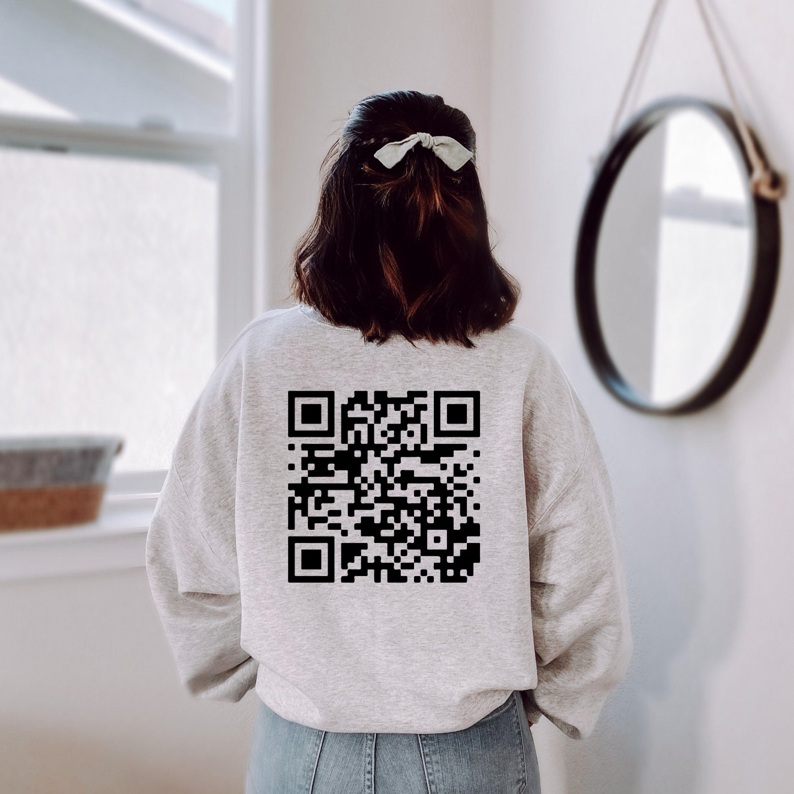 Custom Instagram Profile Shirt, QR Code Shirt, Personalized Instagram ...