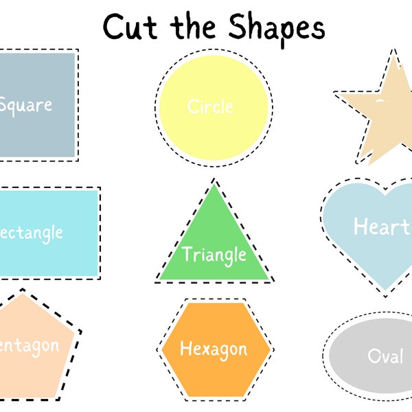 Cut Out Shapes - Etsy
