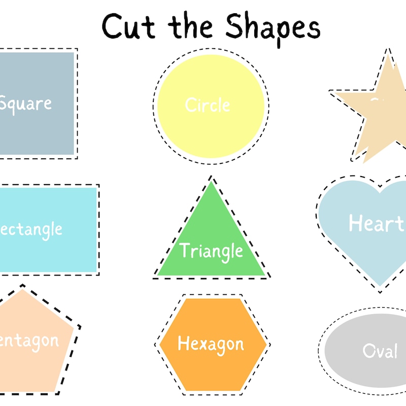 Cut Out Shapes - Etsy