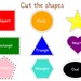 Shape Matching Cut-out Worksheets | Homeschool Materials | Educational ...