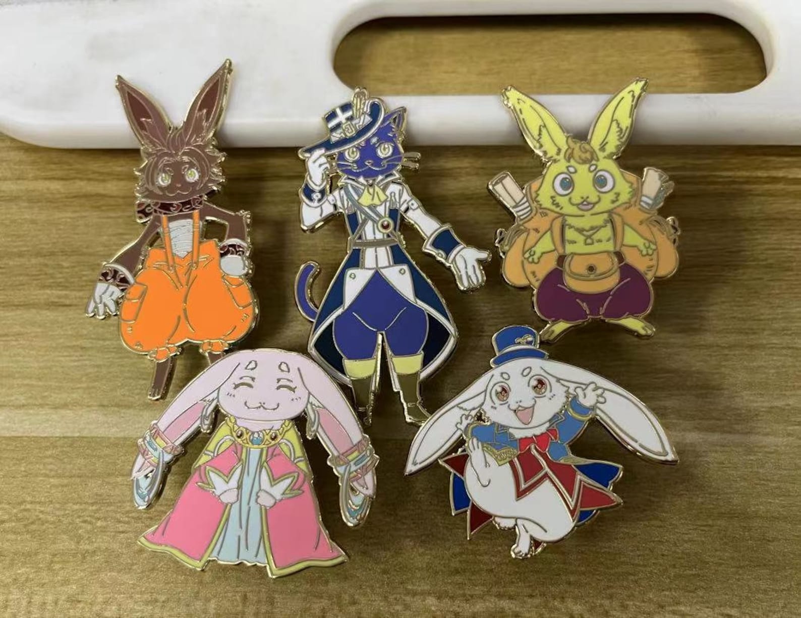 Shangri La Frontier Enamel Pin Rabbit & Cat - Etsy