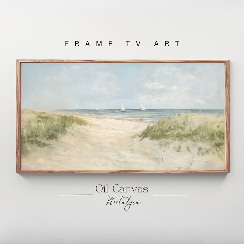 Framed Drawing of Sea Scene - Etsy UK