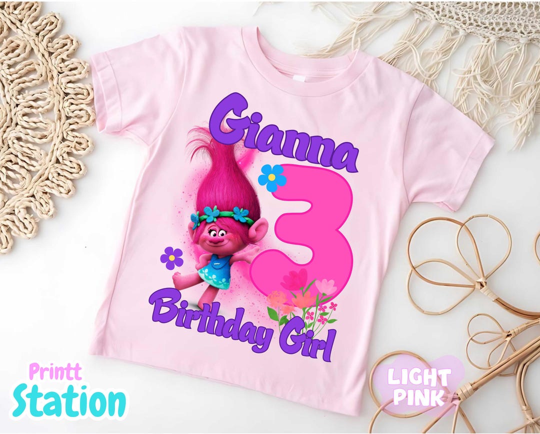 Personalized Poppy Birthday Shirt: Matching Family Party Tee - Etsy