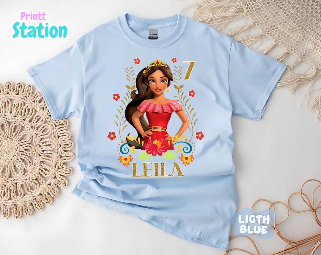 Personalized Princess Elena Birthday Shirt: Family Theme Party - Etsy