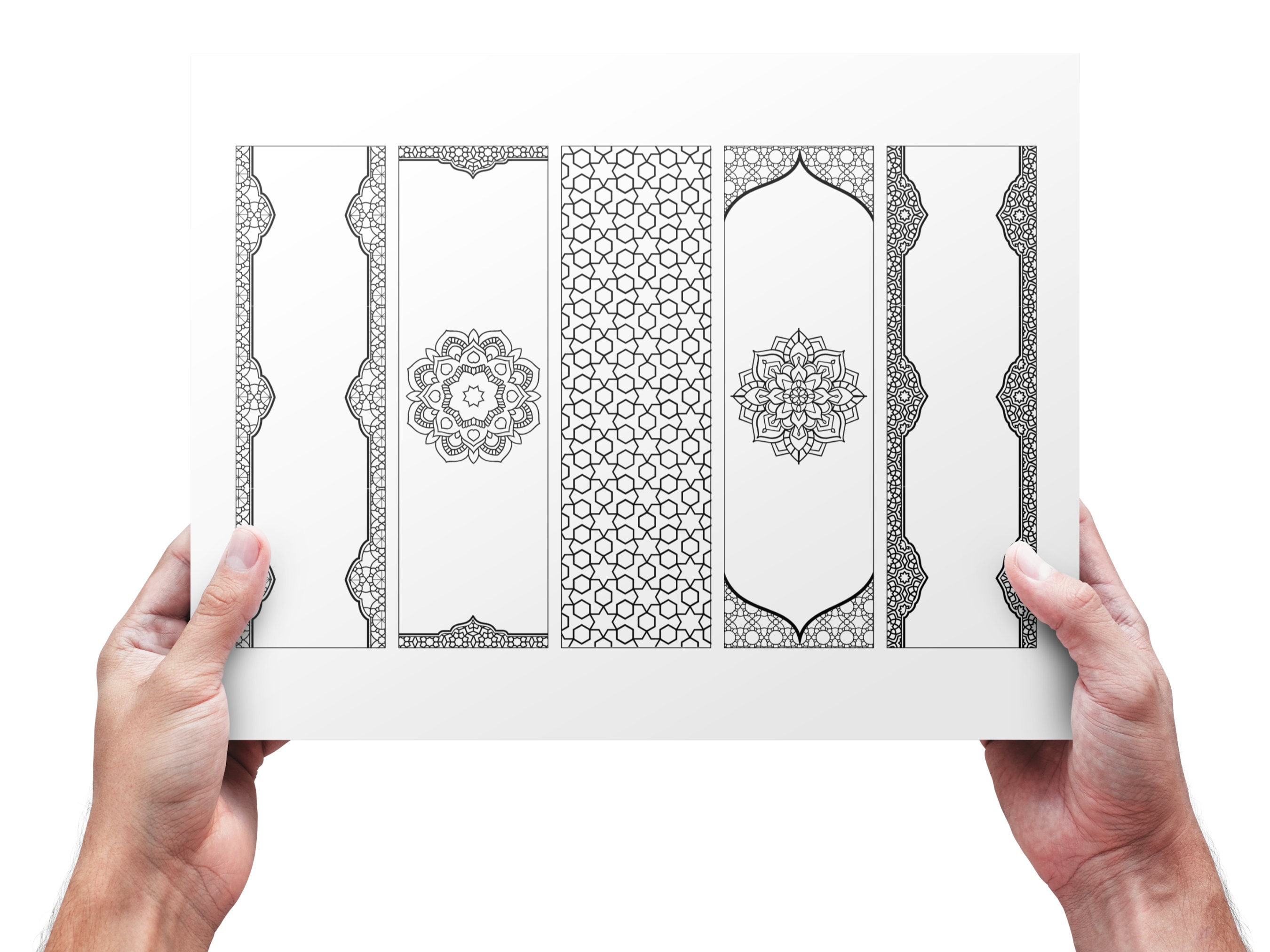 Islamic Colouring Bookmarks, Colouring Bookmarks, Cute Bookmark Set ...