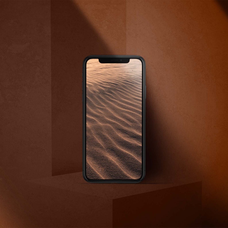 Abstract Mobile Phone Wallpaper, Minimal iPhone Screensaver, Golden ...