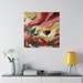 Gorgeous Abstract Red Wine Art Print Beautiful Deep Colors Matte Canvas ...