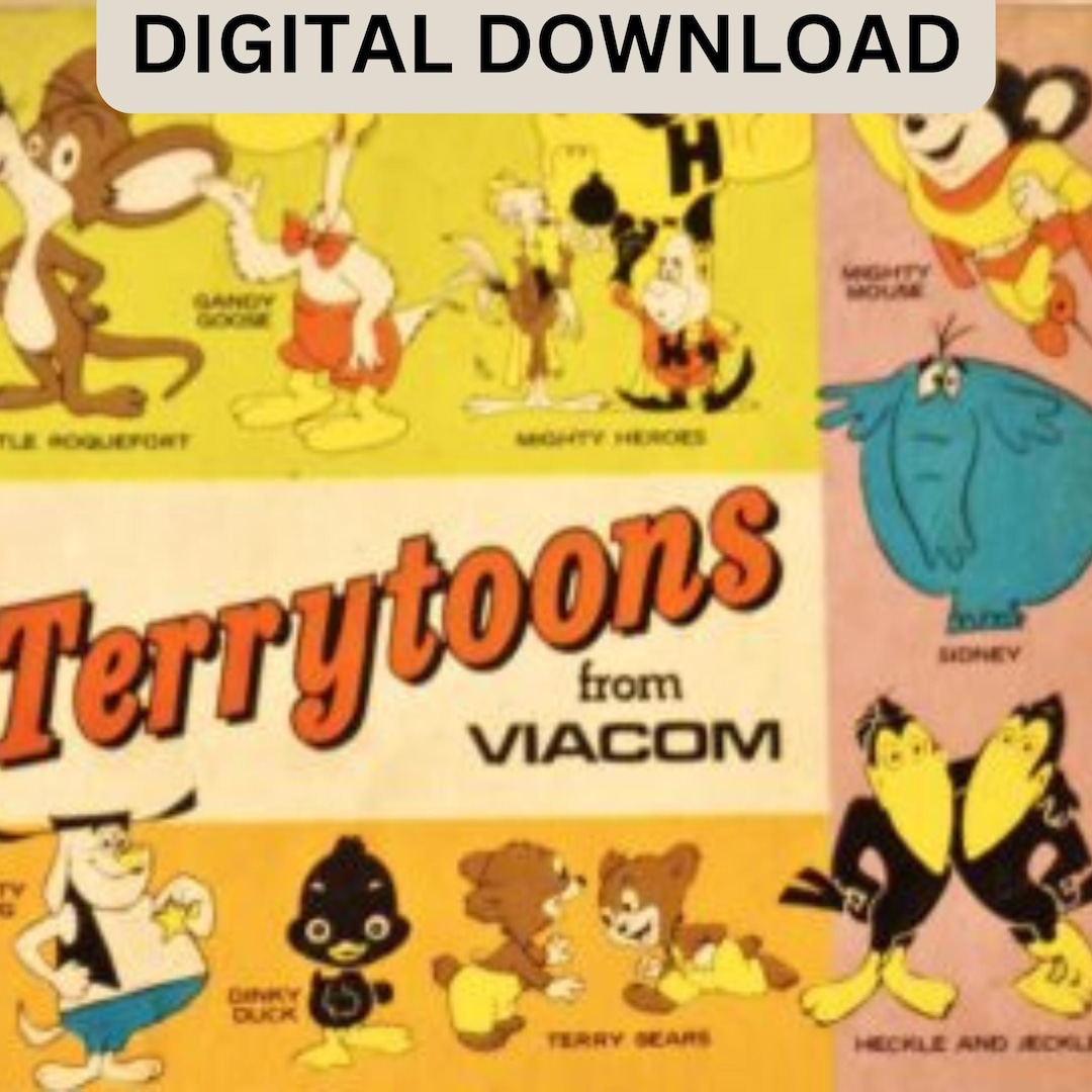 Terrytoons Cartoons 1929 Early Era Collection MEGA PACK 676 Episodes - Etsy