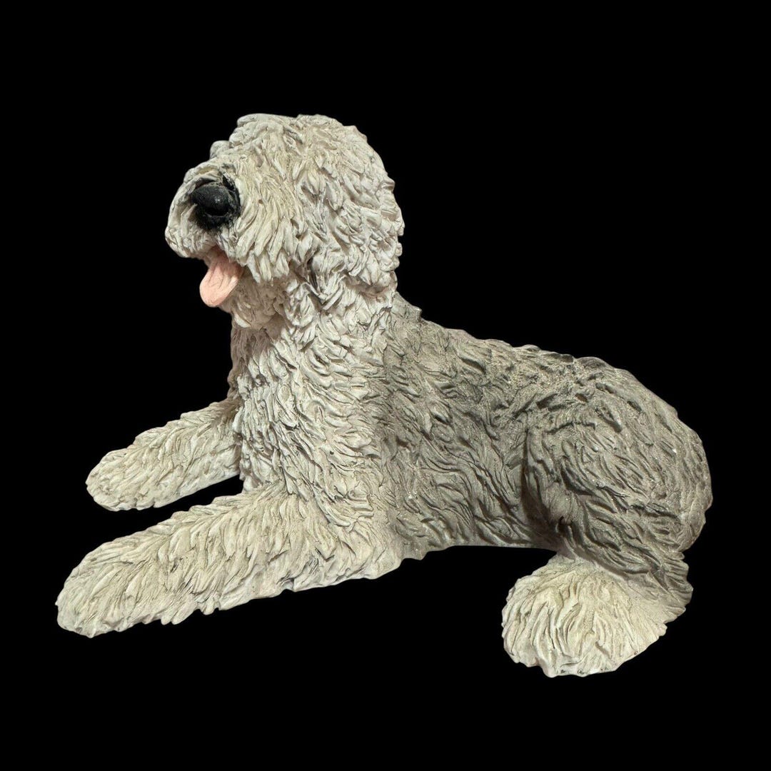 VTG 1988 Old English Sheep Dog Figurines Originals by CASTAGNA Made in ...