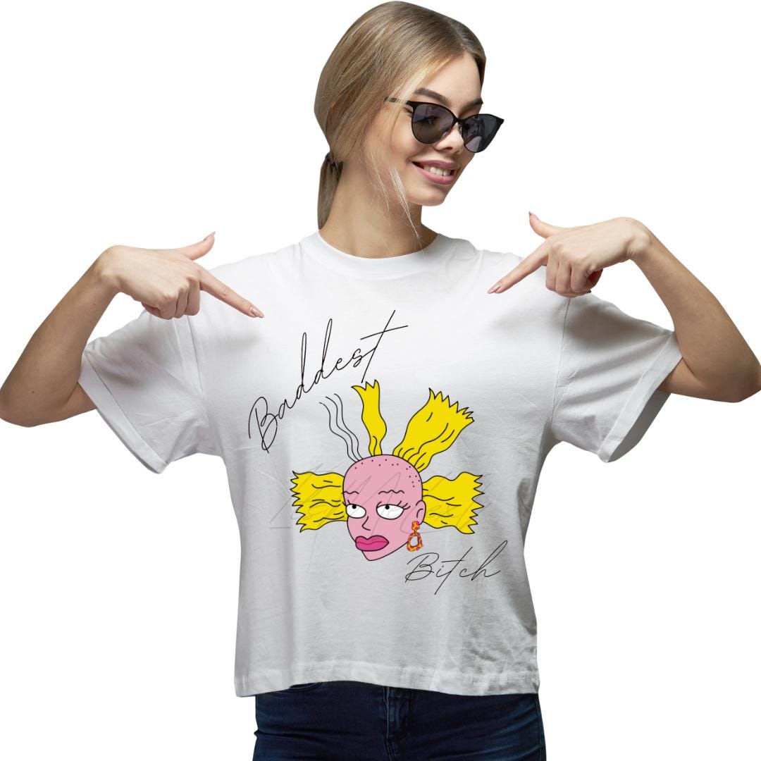 Rugrats PNG Cythnia PNG Cartoons 80s Baddie Baddest Bitch Shirts - Etsy