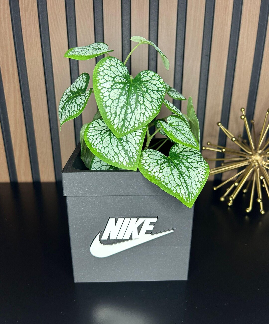 Nike Decorative Pot With Natural Plant - Etsy