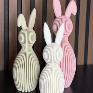 Modern Design 3D Printed Decorative Rabbits - Etsy