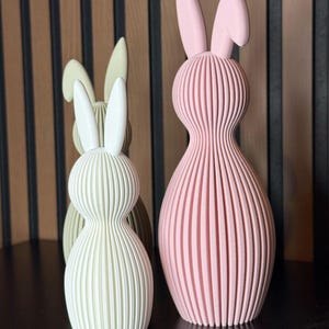Modern Design 3D Printed Decorative Rabbits - Etsy