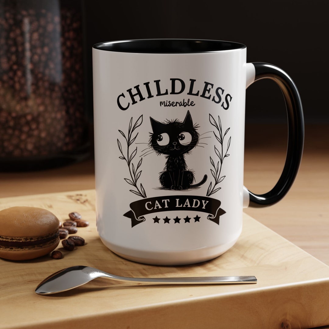 Childless Cat Lady Mug Kamala Harris Mug Voting Mug Madam President ...