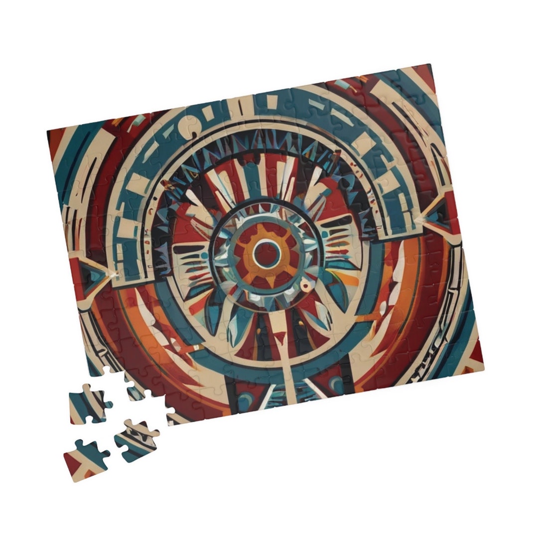 Native American, Indigenous, and Southwestern Abstract Designed Puzzle ...