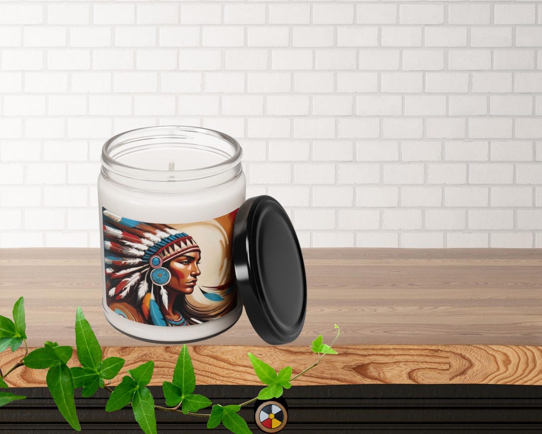 Native American, Indigenous, Tribal Themed Scented Soy Candle, 9oz ...