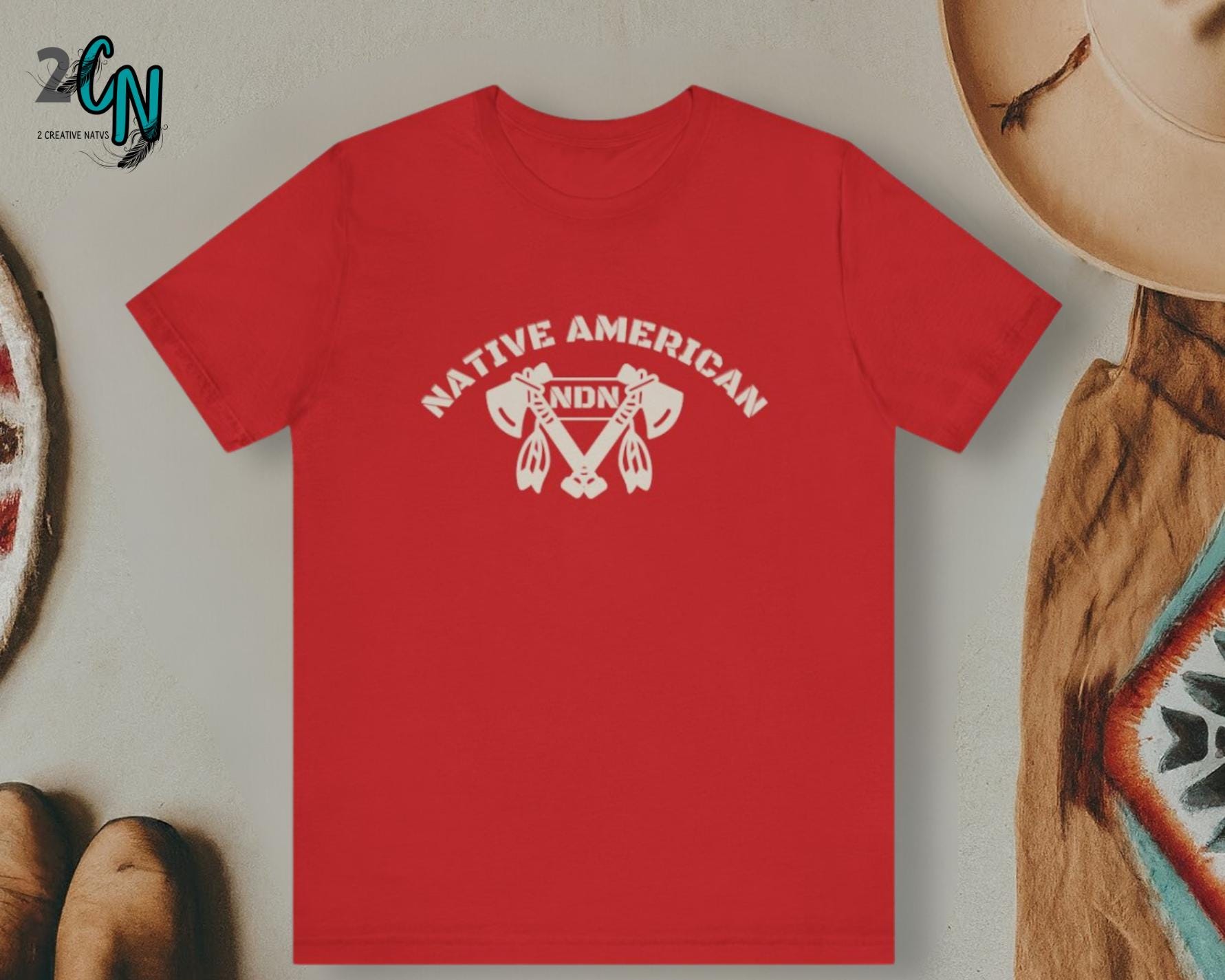 Native American Tribal Inspired Tee|american Indian NDN Text Tee ...