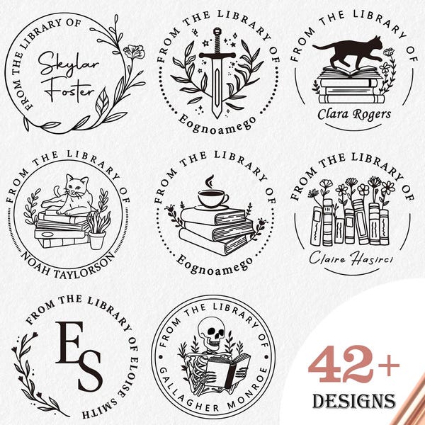 Embossed Name Cards - Etsy