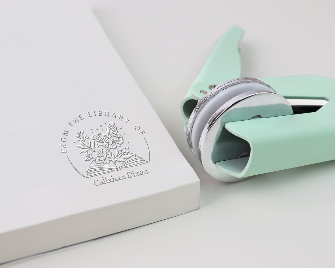 Book Embosser Personalized | Custom From the Library of Book Embosser ...