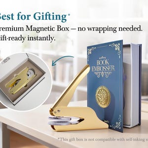 Personalized Book Embosser | Custom From the Library of Book Stamp ...