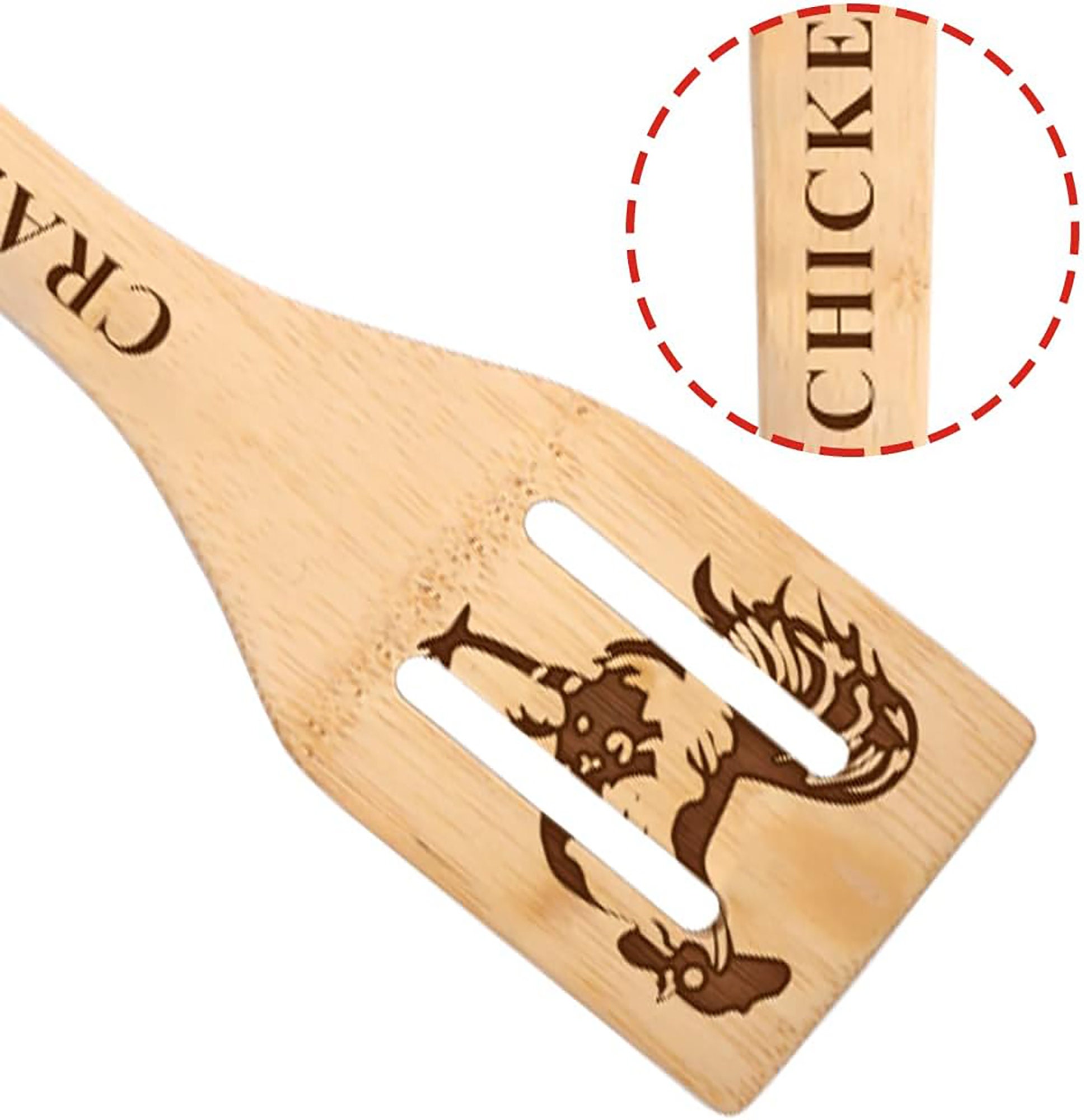 Wooden Cooking Spoons,kitchen Gift,chicken Lovers Gifts Decor,organic ...