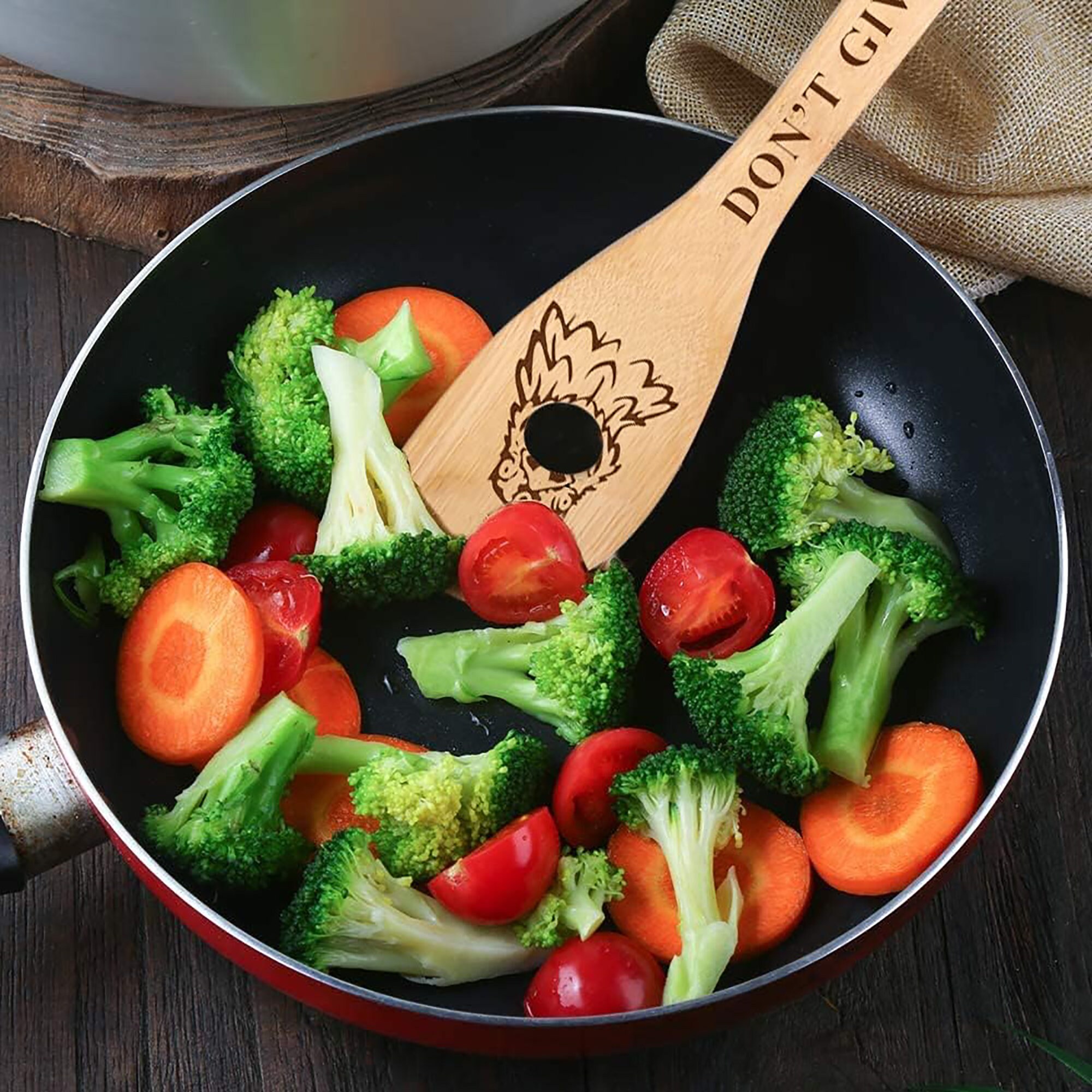 Wooden Cooking Spoons,kitchen Gift,chicken Lovers Gifts Decor,organic ...