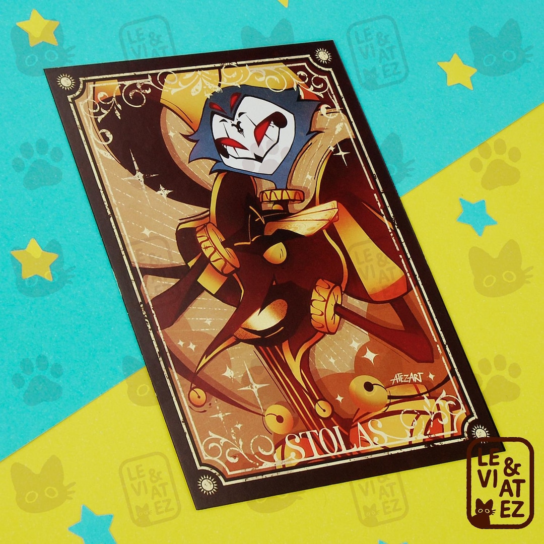 CIRCUS AU A6 Print - Stolas Card | Helluva Boss - Etsy