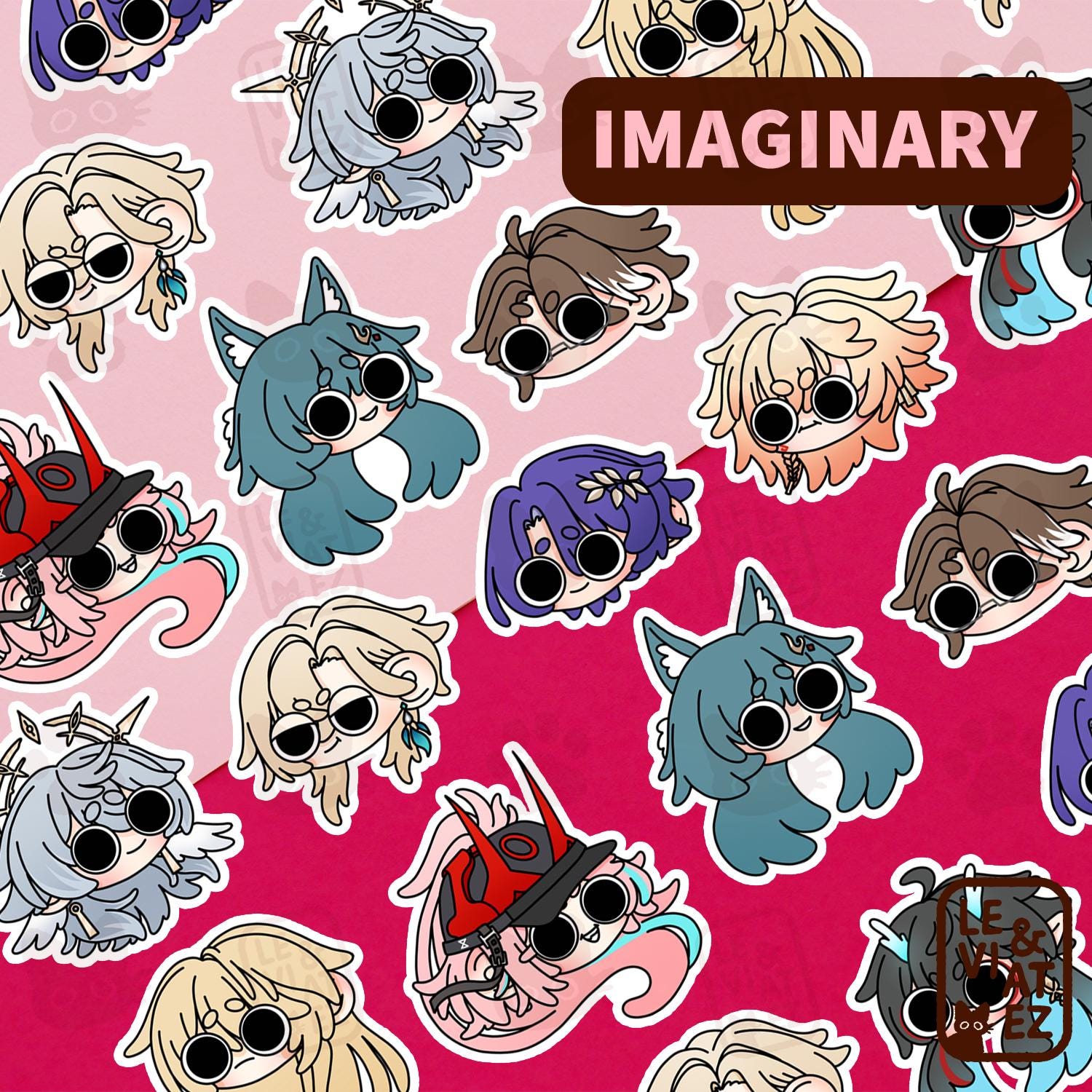 Honkai Star Rail Imaginary Characters Vinyl Stickers - Etsy